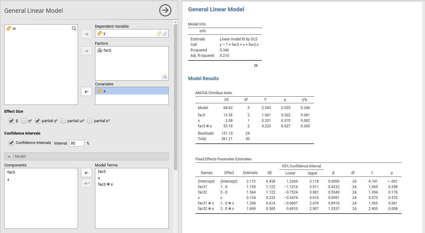 General Linear Model